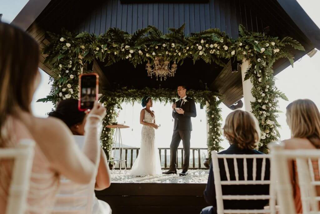 Sunset Wedding in Phuket at Bann Chang Thai Villa